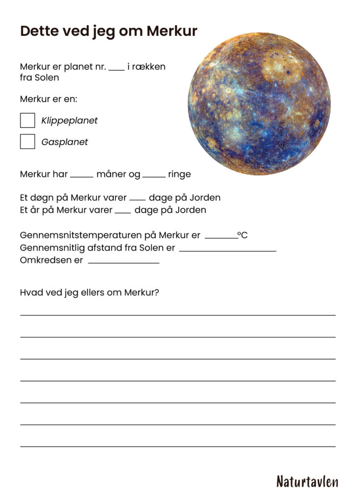 Solsystemet | Naturtavlen.dk